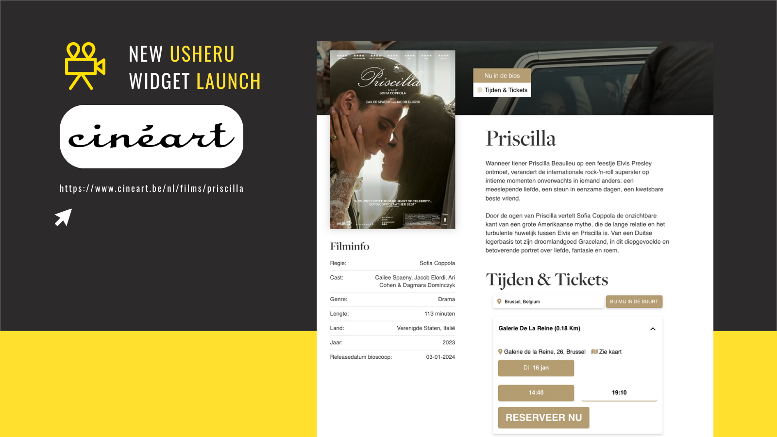 Cinéart Belgium Enhances Movie Discovery With usheru Widget - usheru